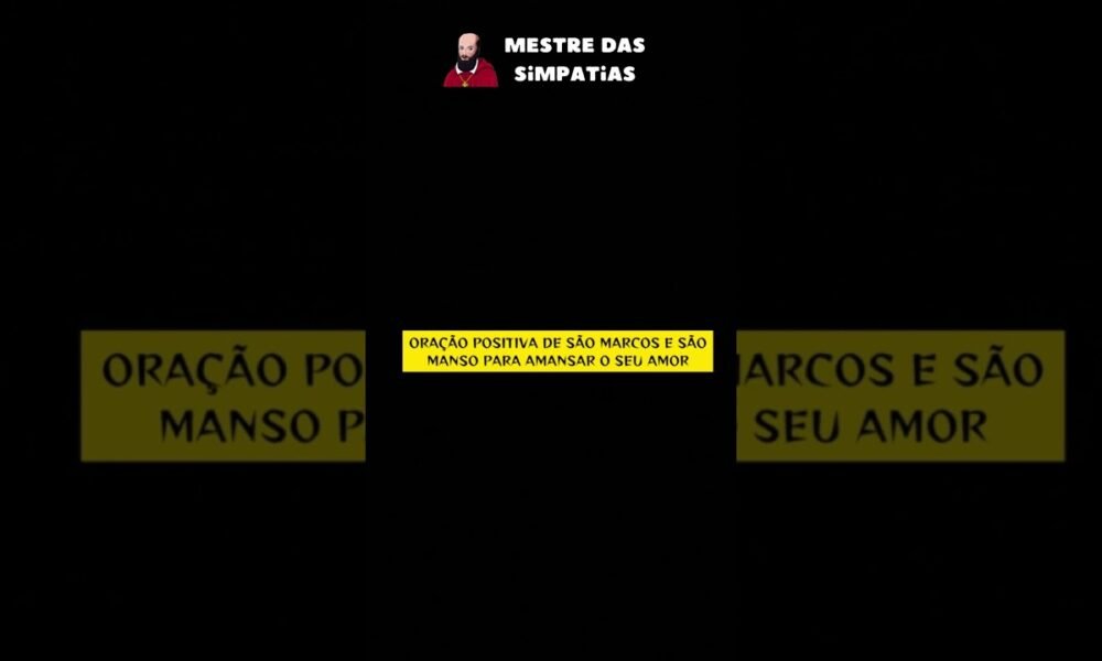 Oração Positiva São Manso Para Amansar Seu Amor Caixinha De Pitacos
