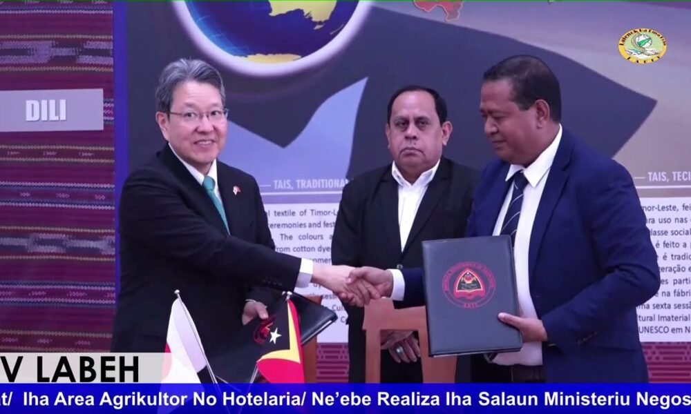 JAPAUN APOIU GOVERNU TL IHA AREA AGRIKULTURA NO HOTELARIA | | Caixinha ...